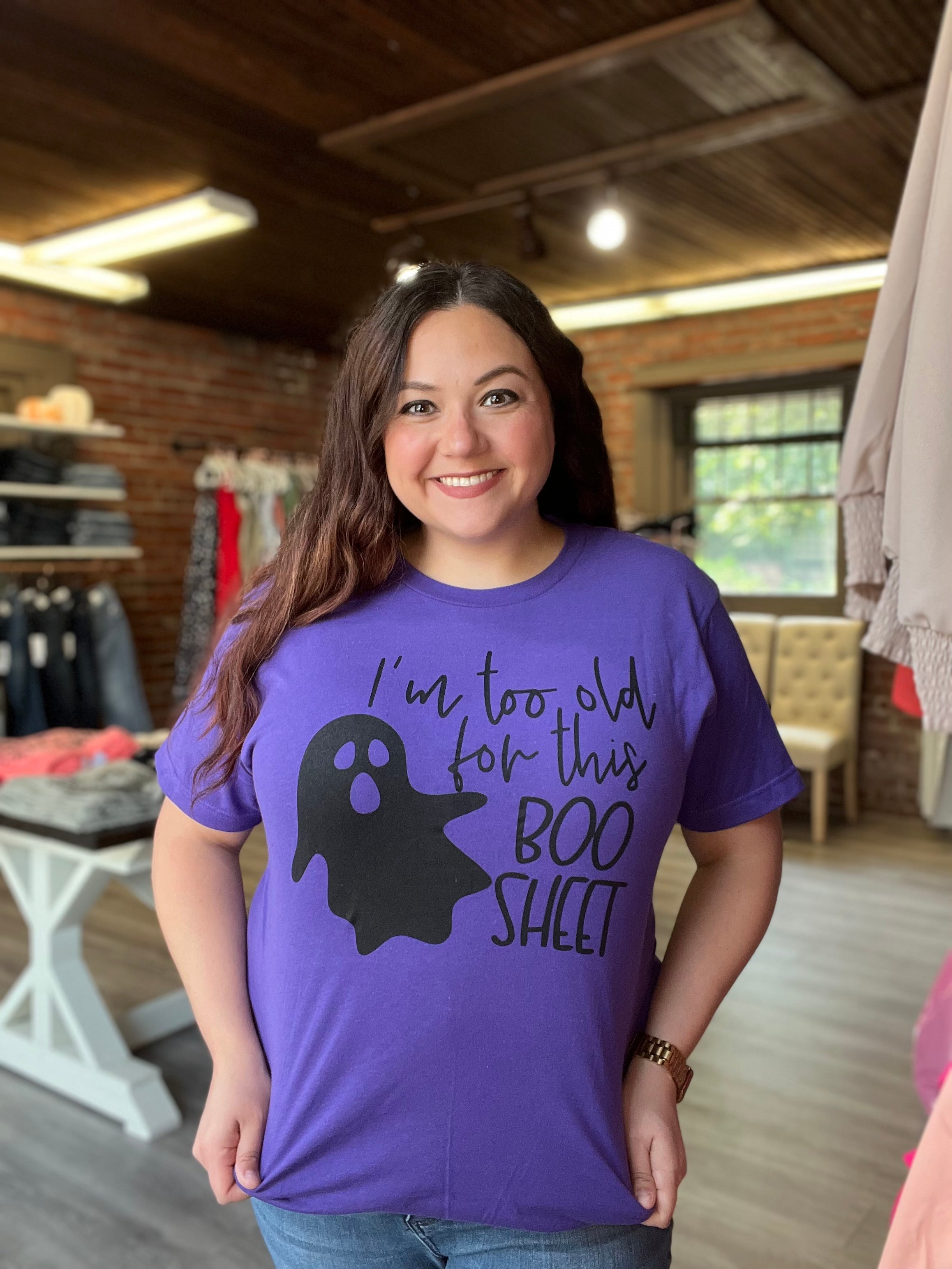 “Boo Sheet” Tee – MariaAlexanderCo